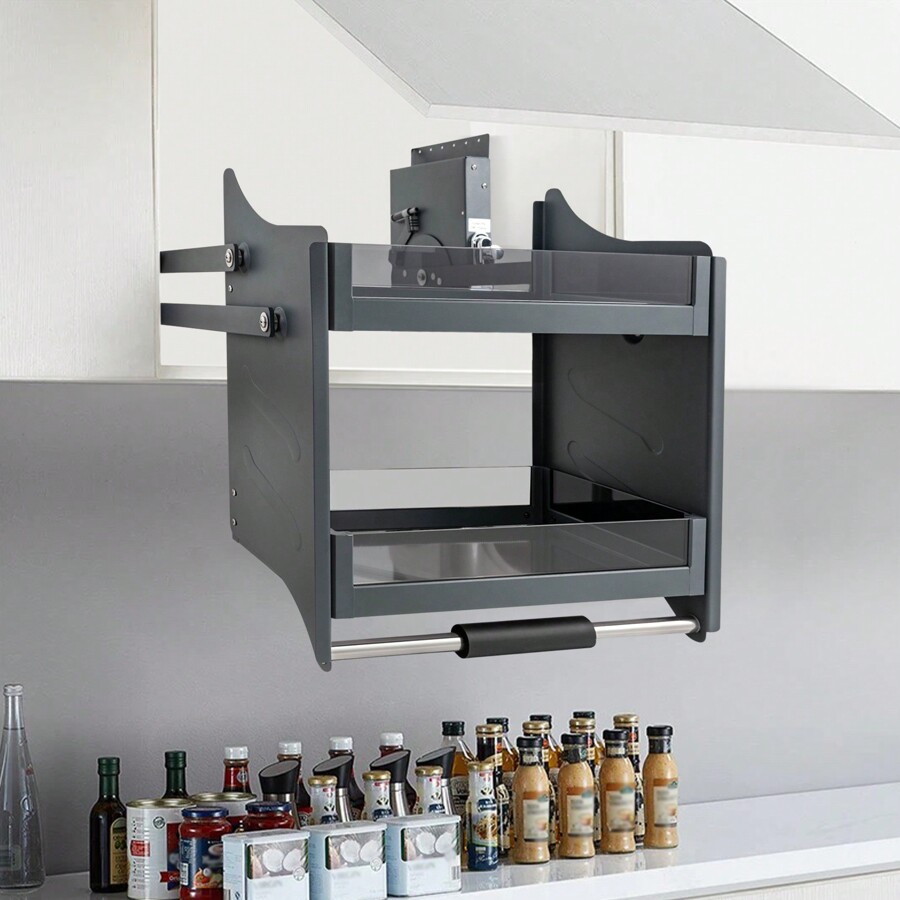 Pull-Out Cabinet Shelf Drop Down Shelf Pull-Down Lift For Kitchen ...