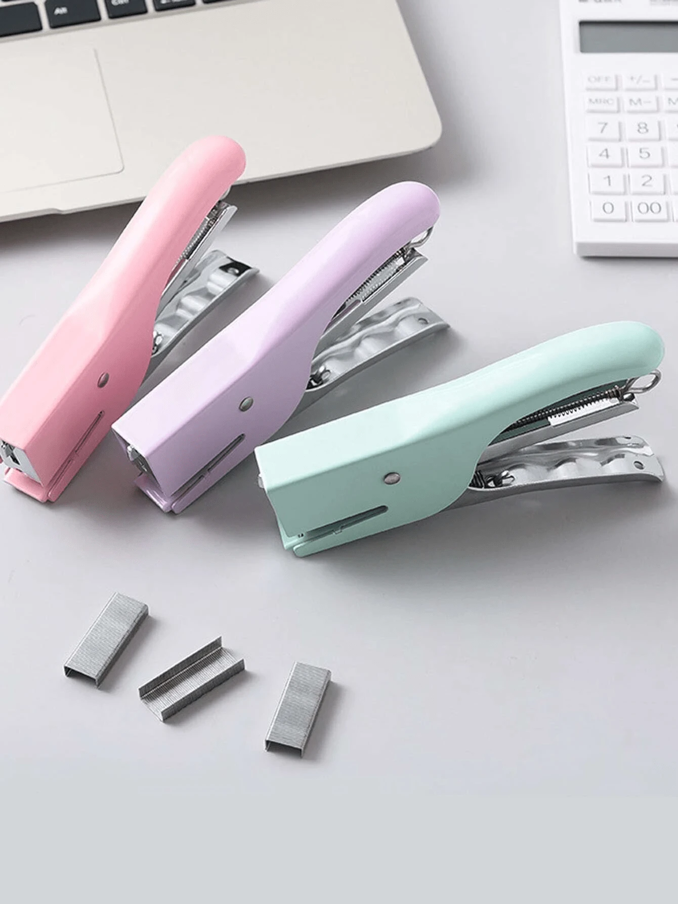 Macaron Color Metal Manually Operated Stapler, No.10 Powerful Delivery ...