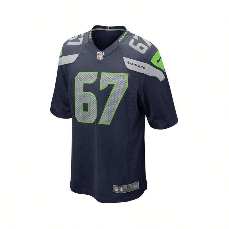 Nike Men's Charles Cross College Navy Seattle Seahawks 2022 NFL Draft ...