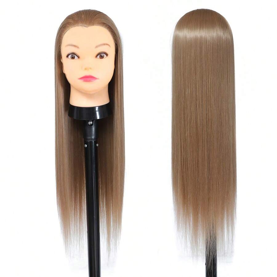 Head Mannequin Head Model Synthetic Fiber Hairdresser's Training Head ...