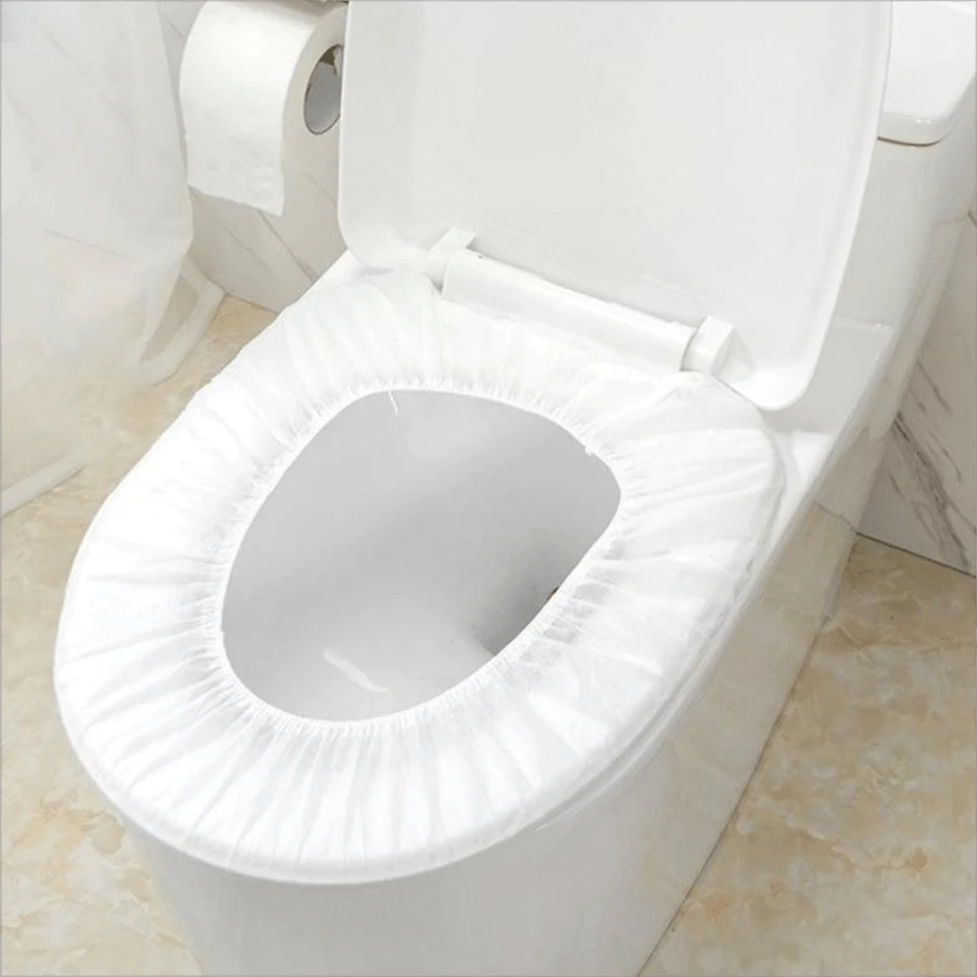 10pcs Disposable Toilet Seat Cushion Non-Woven Fabric Toilet Cover ...