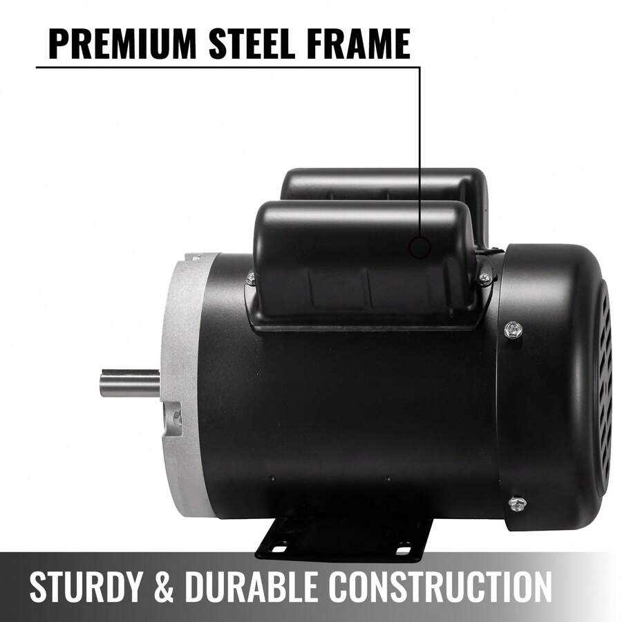 Vevor VEVOR Electric Compressor Motor 1.5 HP 56C Frame Single Phase ...