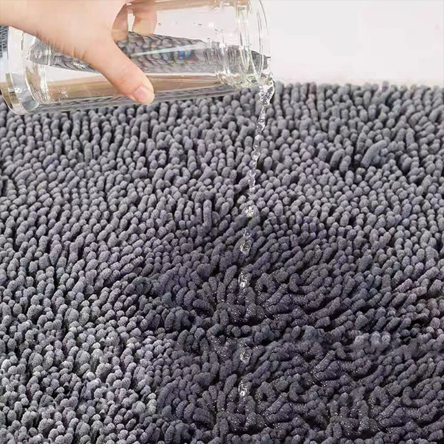 Waterproof Doormat, Sturdy Natural Rubber Front Indoor Mat, Non Slip ...