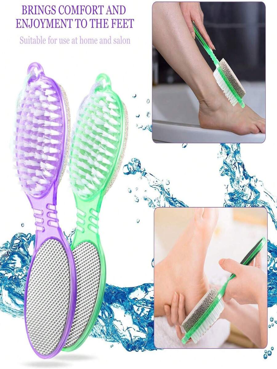 ( 4 In 1 ) Pedicure Paddle Set Tool With Pumice Stone For Feet, Toe ...
