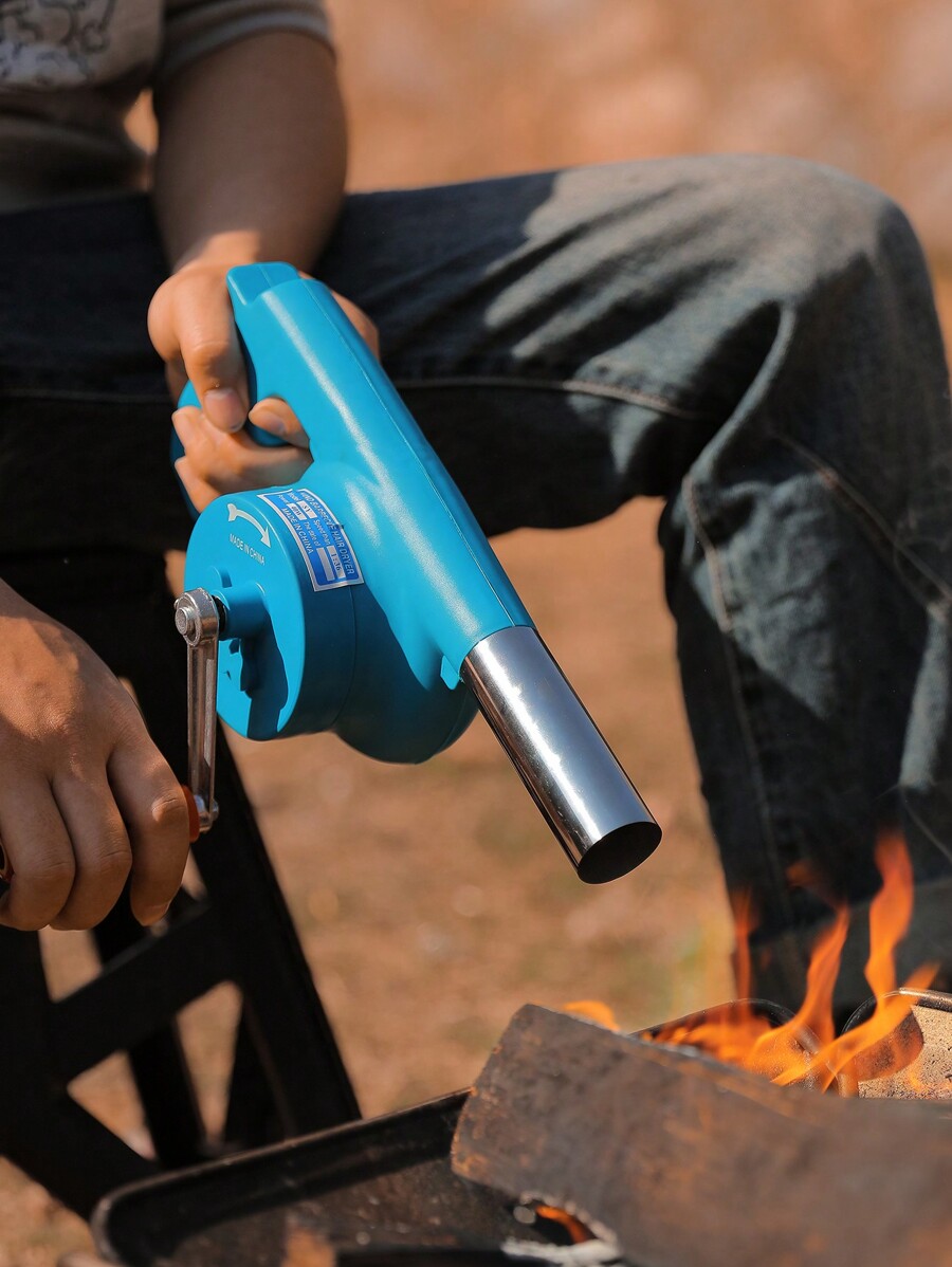 Outdoor Hand Crank Air Blower, Camping BBQ Fire Starter Tool, Mini Hand ...