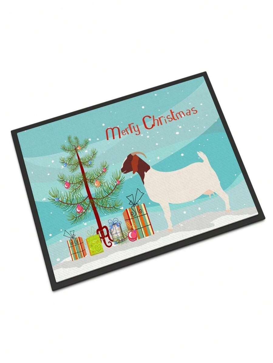 Boer Goat Christmas Indoor Or Outdoor Mat - 18 X 27 In. | SHEIN USA