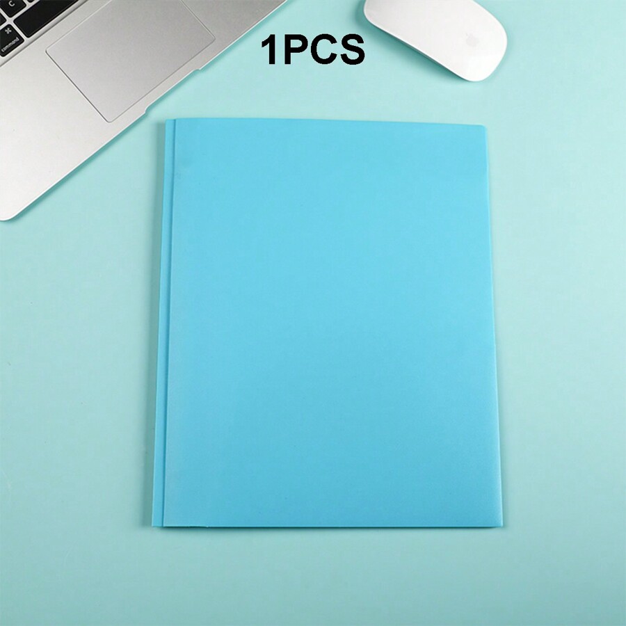 1pc Plastic Pocket Folders, Project Folders With 3 Hole Punch, Binder ...