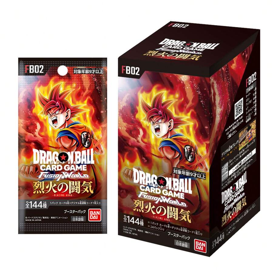 Dragon Ball Fusion World 02 Blazing Aura Booster Box [FB02](Box) 24Pack(Japanese) | SHEIN USA