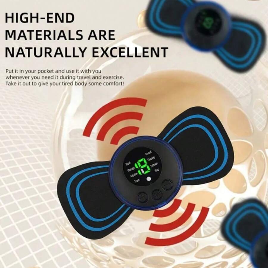 Mini Massage Sticker, Small Size And Easy To Take Out, 8 Modes And 19 ...