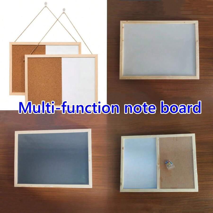 Wooden Hanging Memo Board, Office & Home Bulletin Board, Photo Display ...