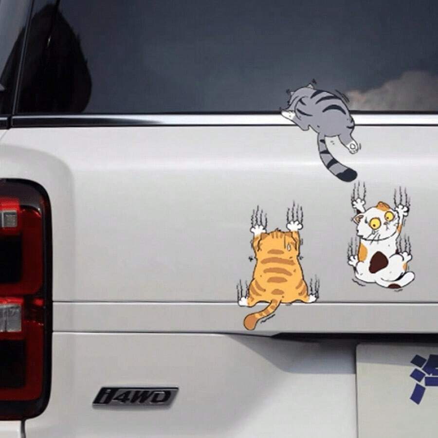 Cute Cat Car Sticker - A Must-Have For Cat Lovers | SHEIN UK