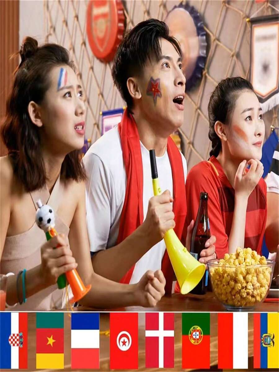 2024 UEFA European Championship Top 24 Flag Hanging Bar Decoration Flag ...