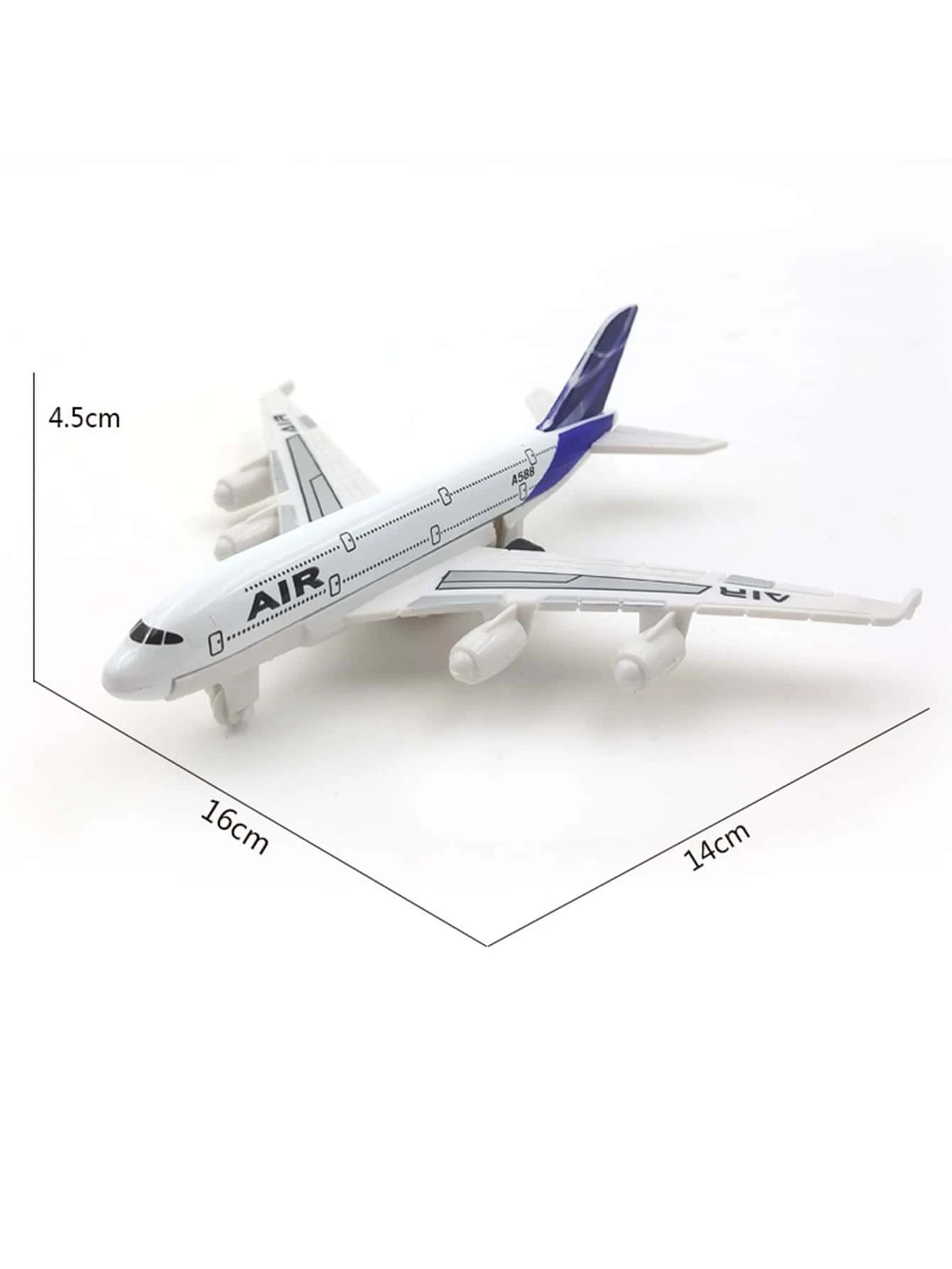 A Simulated Alloy Thrust Airplane Model Toy, Ornament, Holiday Gift ...