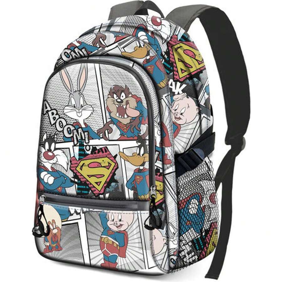 Warner Bros. SUPERMAN LOONEY TUNES 100TH ANNIVERSARY 44CM BACKPACK ...