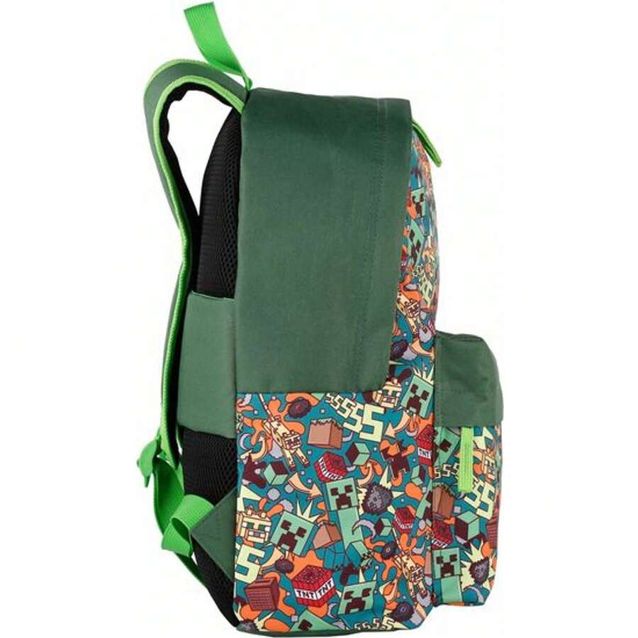 Minecraft | MOCHILA CRAZY MINECRAFT 41CM - Mochila Licencia Oficial ...