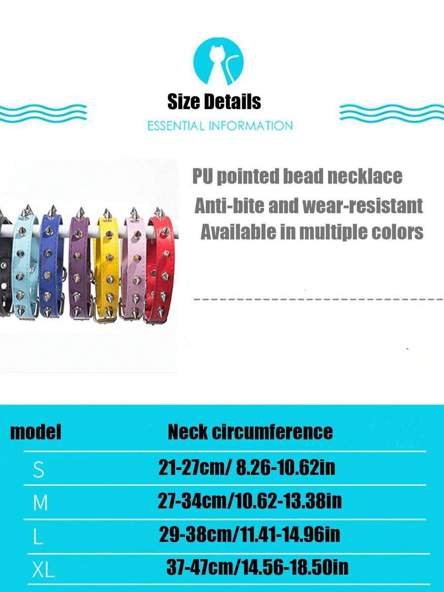 Materiał PU Mocna i trwała obroża dla psa - Obroża zapobiegająca ...