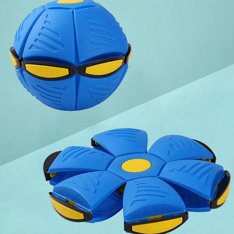 1pc Elastic Stomping Ball Magic Flying Disc Transforming Foot Bouncing ...