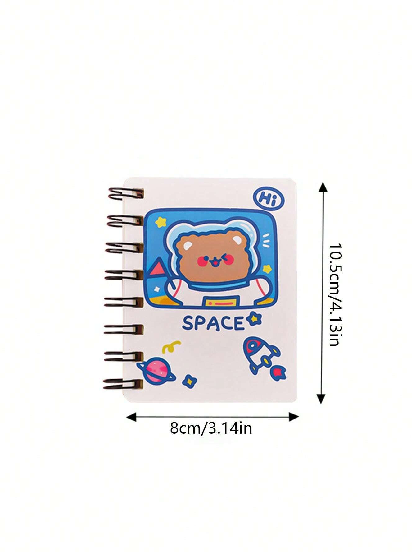 Flip Spiral Notebook, Portable Pocket Size Student Notepad, Mini A7 ...