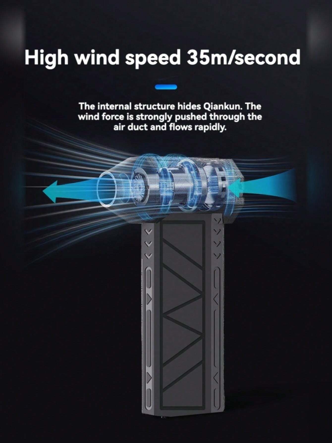 Rapid Storm King: A Super Power Wind Turbine Fan, Instant Cooling Storm ...