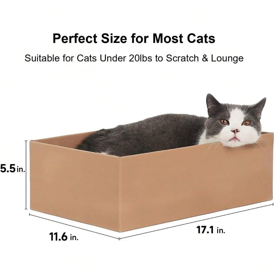 5 PCS Cat Scratching Boards, 17.1 X 11.4 Inch Ex-Large Cat Scratcher ...