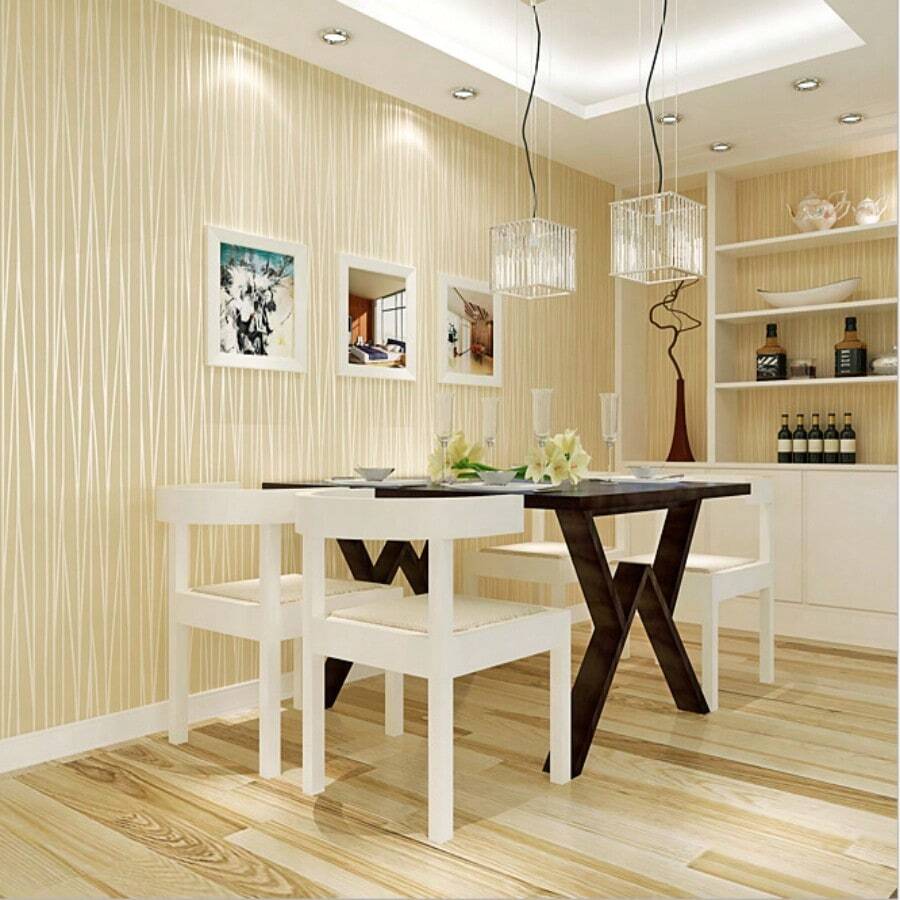 1 Roll Of Breathable Modern Minimalist Thickened Non-Woven Wallpaper ...