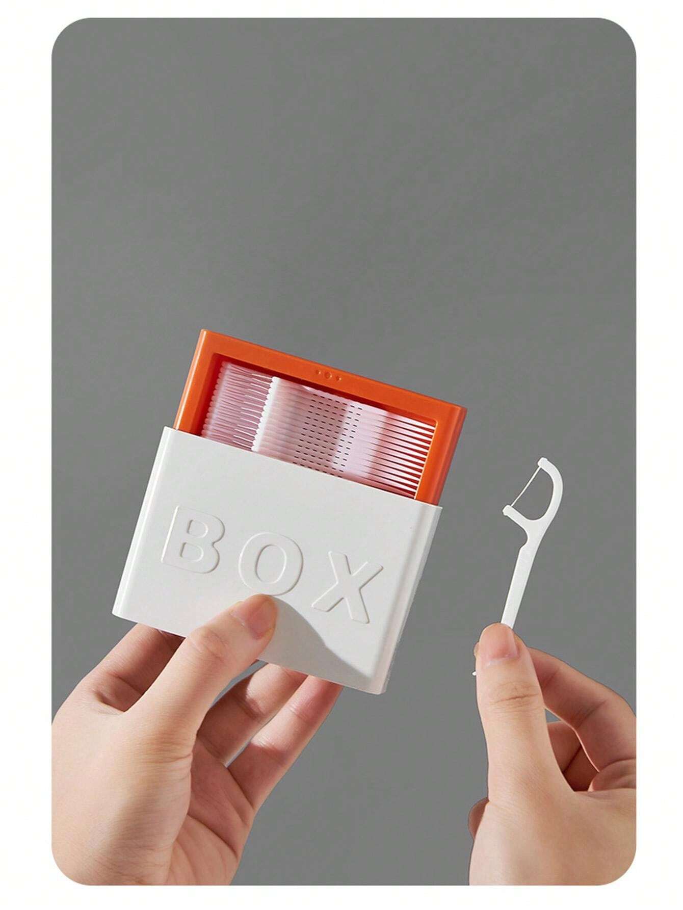 One Piece Automatic Pop-Up Dental Floss Box Portable Toothpick Box ...
