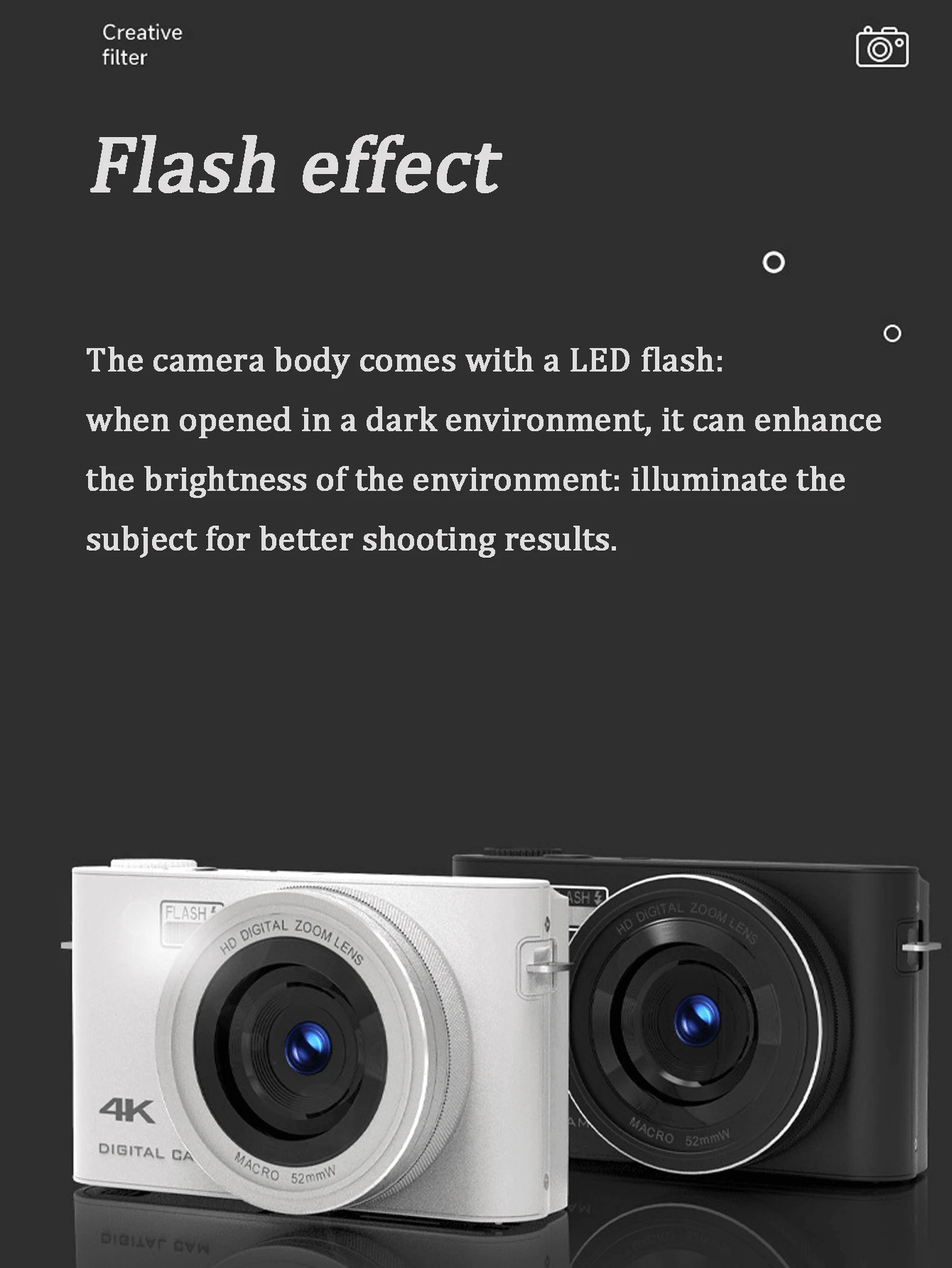 Student Party Digital Microslice Camera Touch Screen High Definition ...