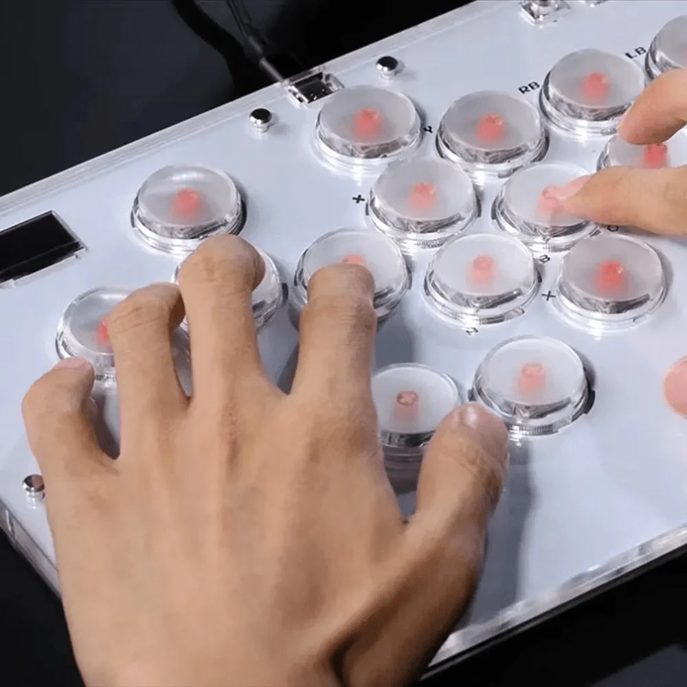 HONSON Arcade Stick 16Keys All-Button Gamerfinger With Custom RGB ...