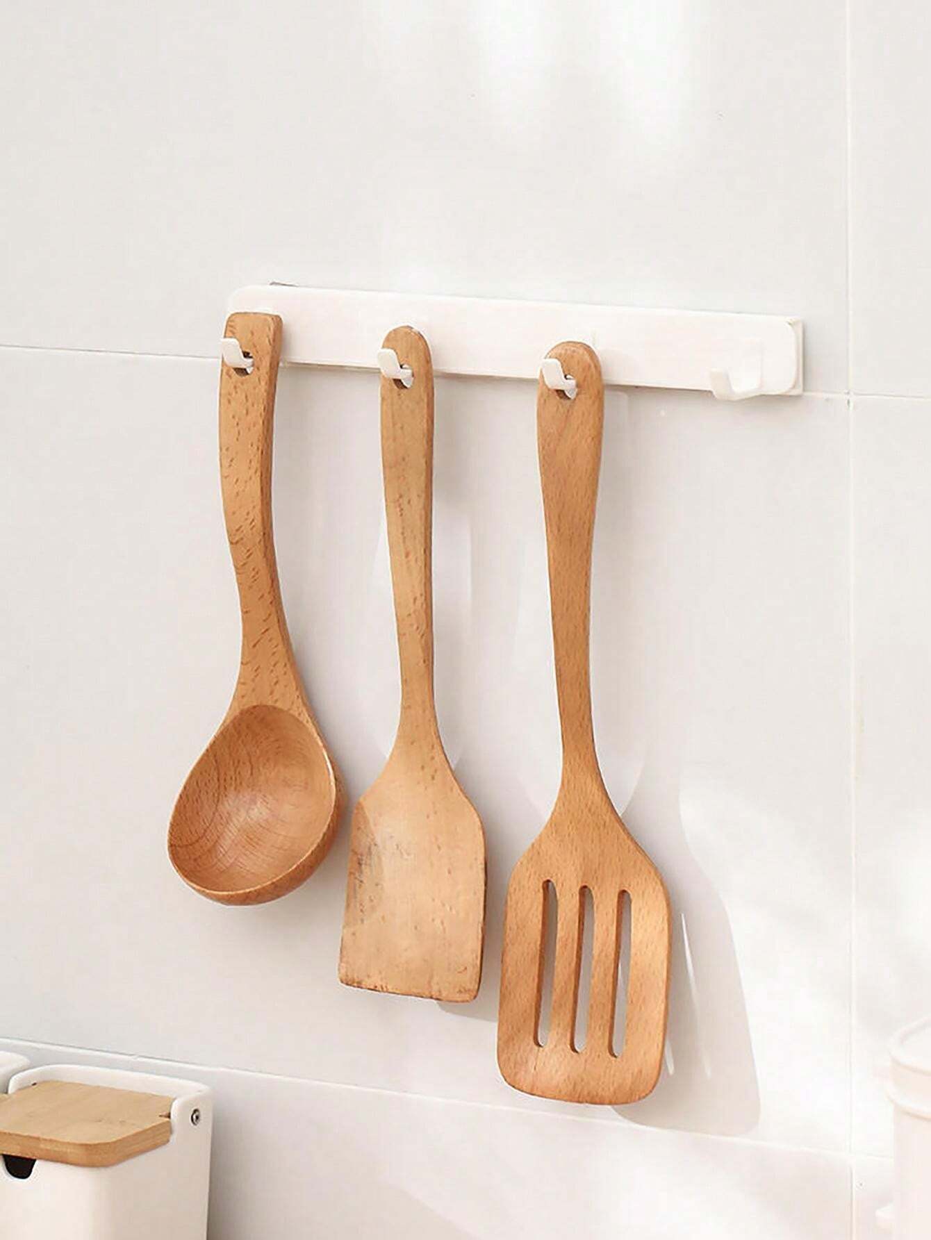 Kitchen Hooks, Adhesive Cabinet Inner Sliding Track With Hook Rack For ...