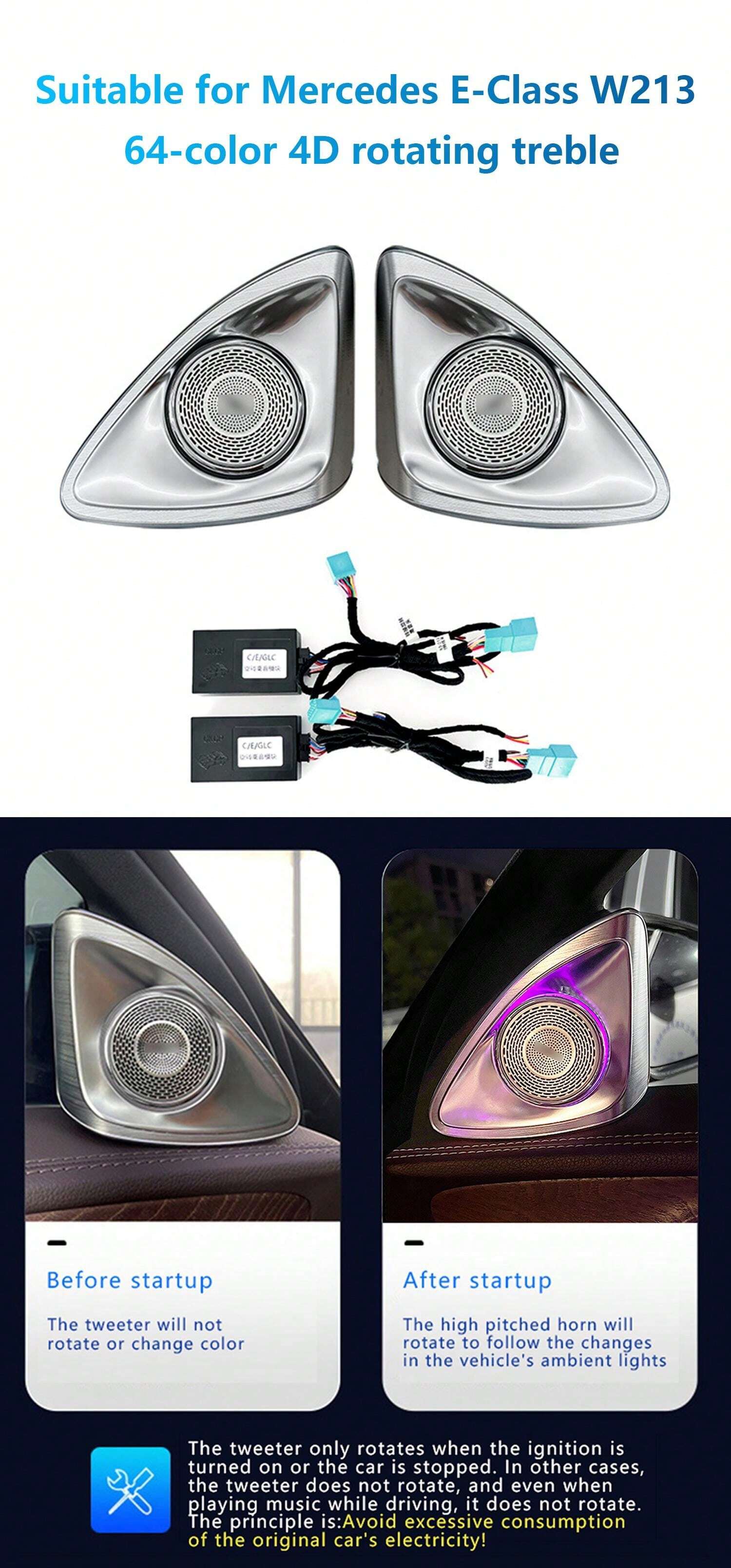 For Mercedes Benz C/E/S/GLC Class W205 W206 W167 W117 W247 X253 W213 ...
