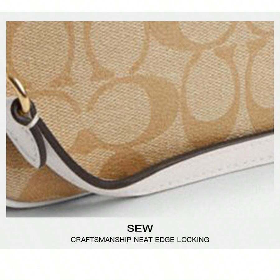 Coach Nolita 19 Classic Monogram Print Zipper Coated Canvas Shoulder ...