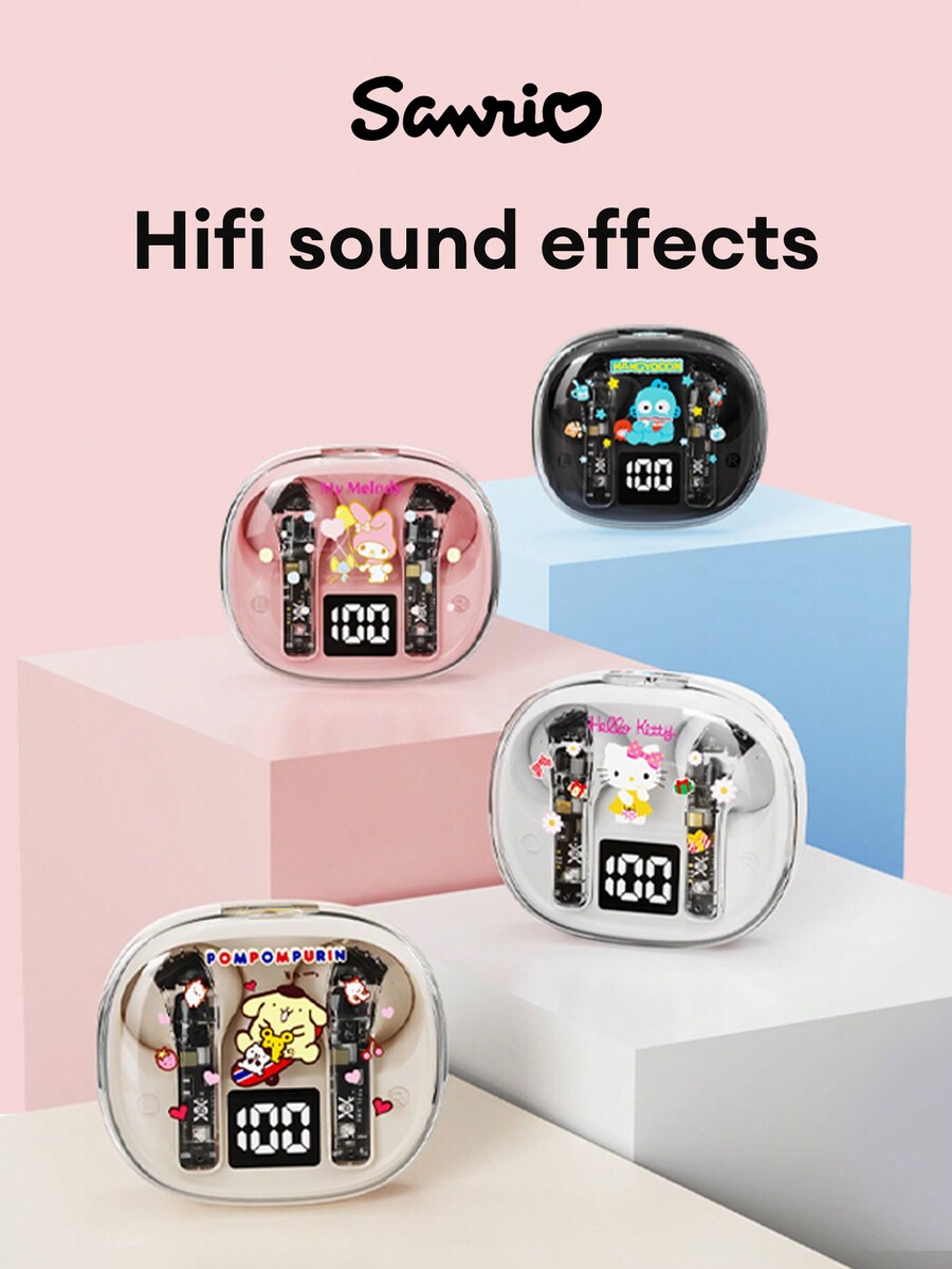 Hello Kitty HELLO KITTY BL25 Wireless Earphones With Passive Noise ...