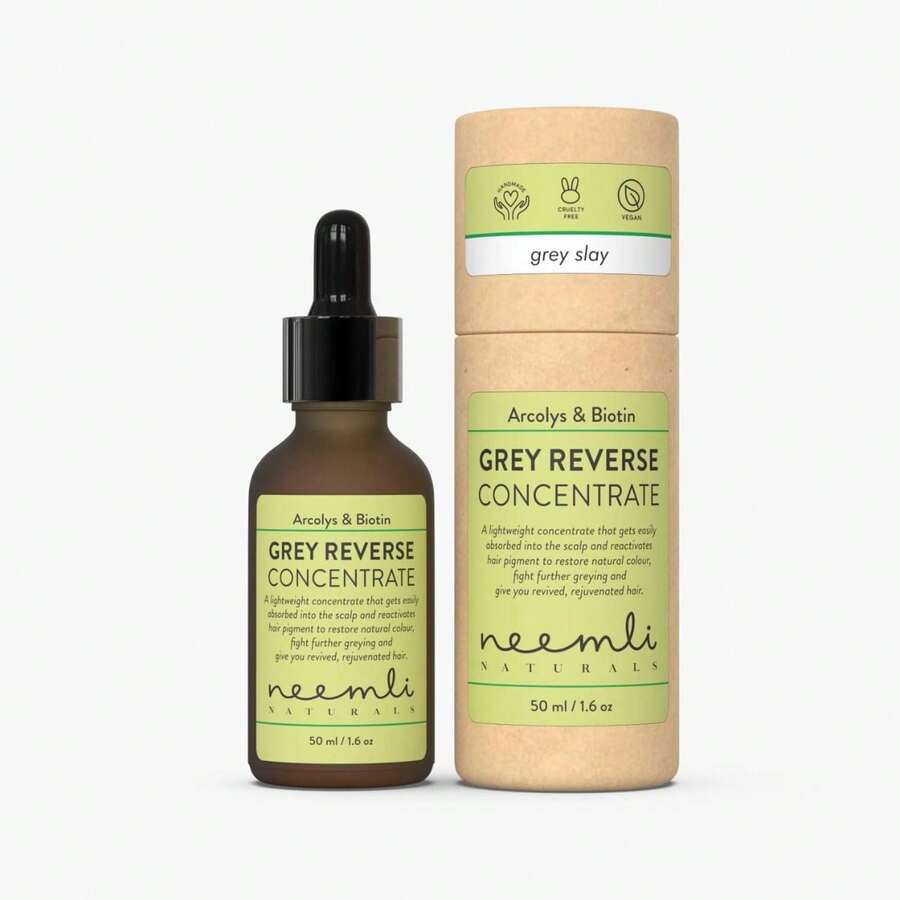Neemli Naturals Arcolys And Biotin Gray Reverse Concentrate Effective Results Against Gray Hair ...