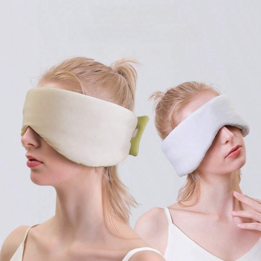 Temperature-Regulating & Light-Blocking Eye Mask For Sleeping, Working ...
