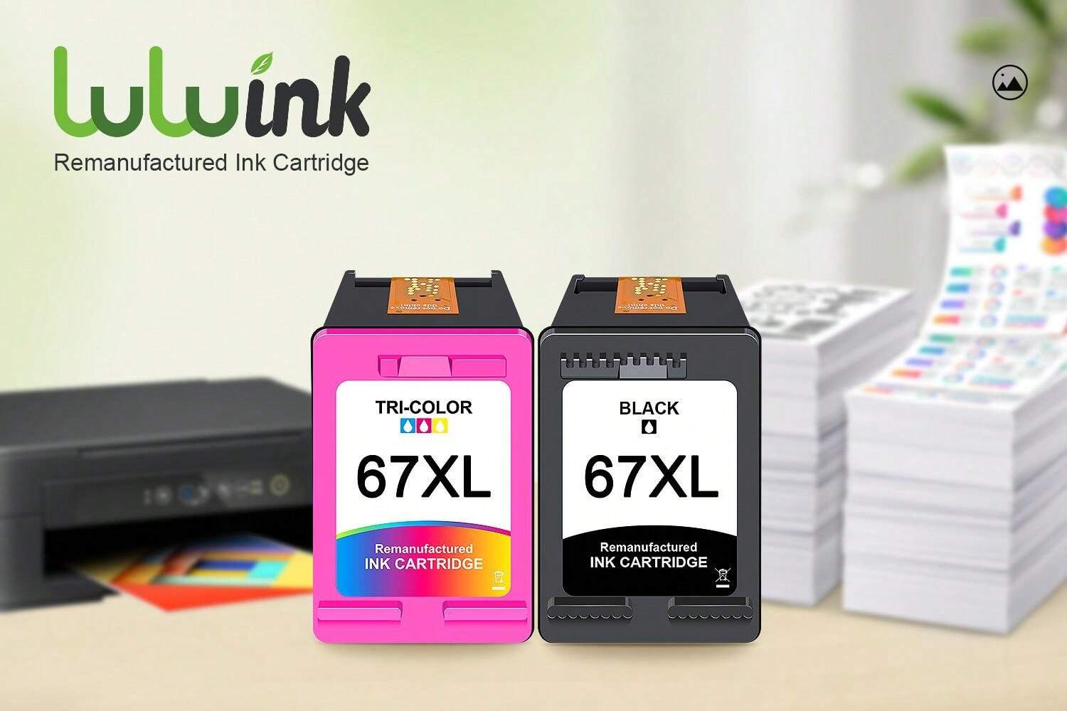 Remanufactured Ink Cartridges 67XL Replacement For HP 67 67 XL Ink ...