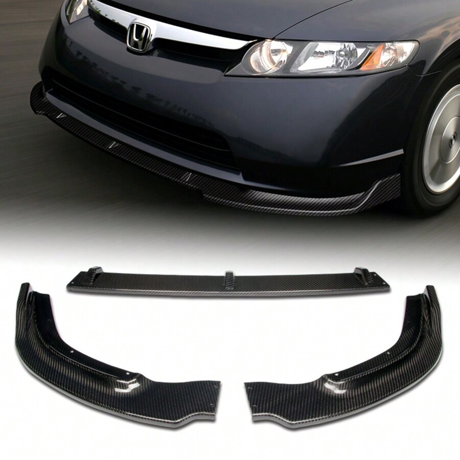 For 2006 2007 2008 Hondas' Civic Sedan 4DR JDM CS-Style Front Bumper ...