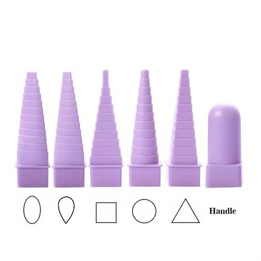 Jewelry Mandrel Kit Paper Strips Shape Making Curling Rolling Tool Wire ...