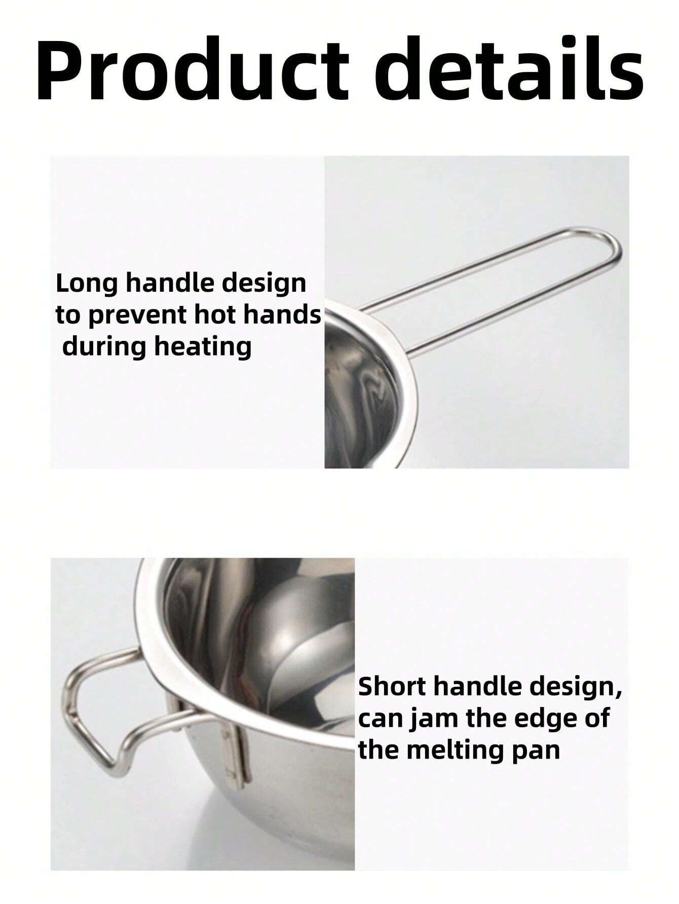 1pc Stainless Steel Melting Chocolate Pot, Butter Melting Furnace, Melt ...