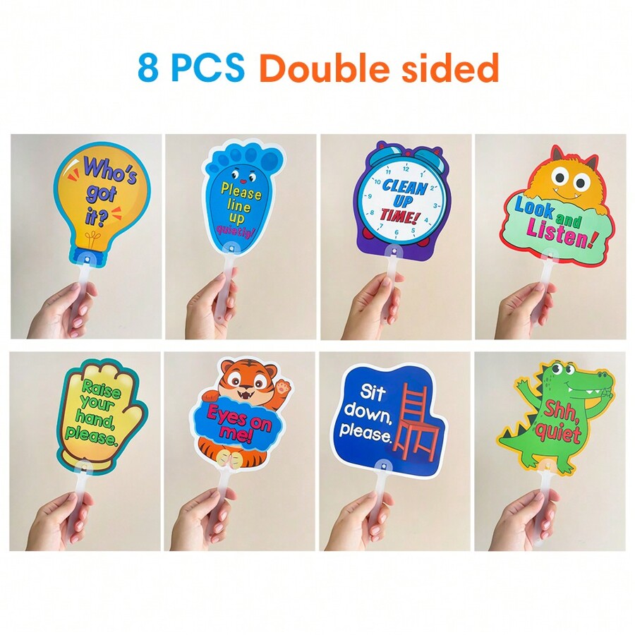 8 Pieces Manage Your Class Signs Management Signs Handy Teacher ...