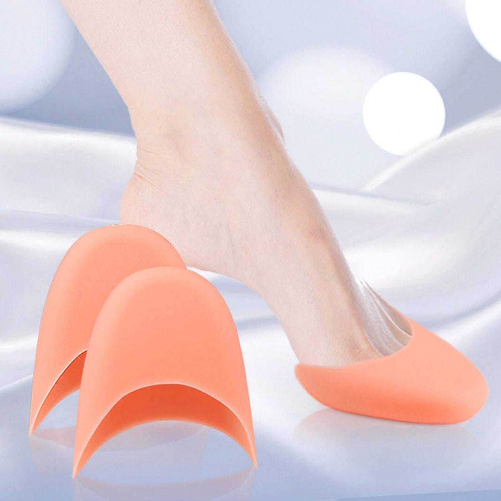Ballet Pointe Shoe Toe Pads Soft Silicone Anti-Friction Toe Protector ...