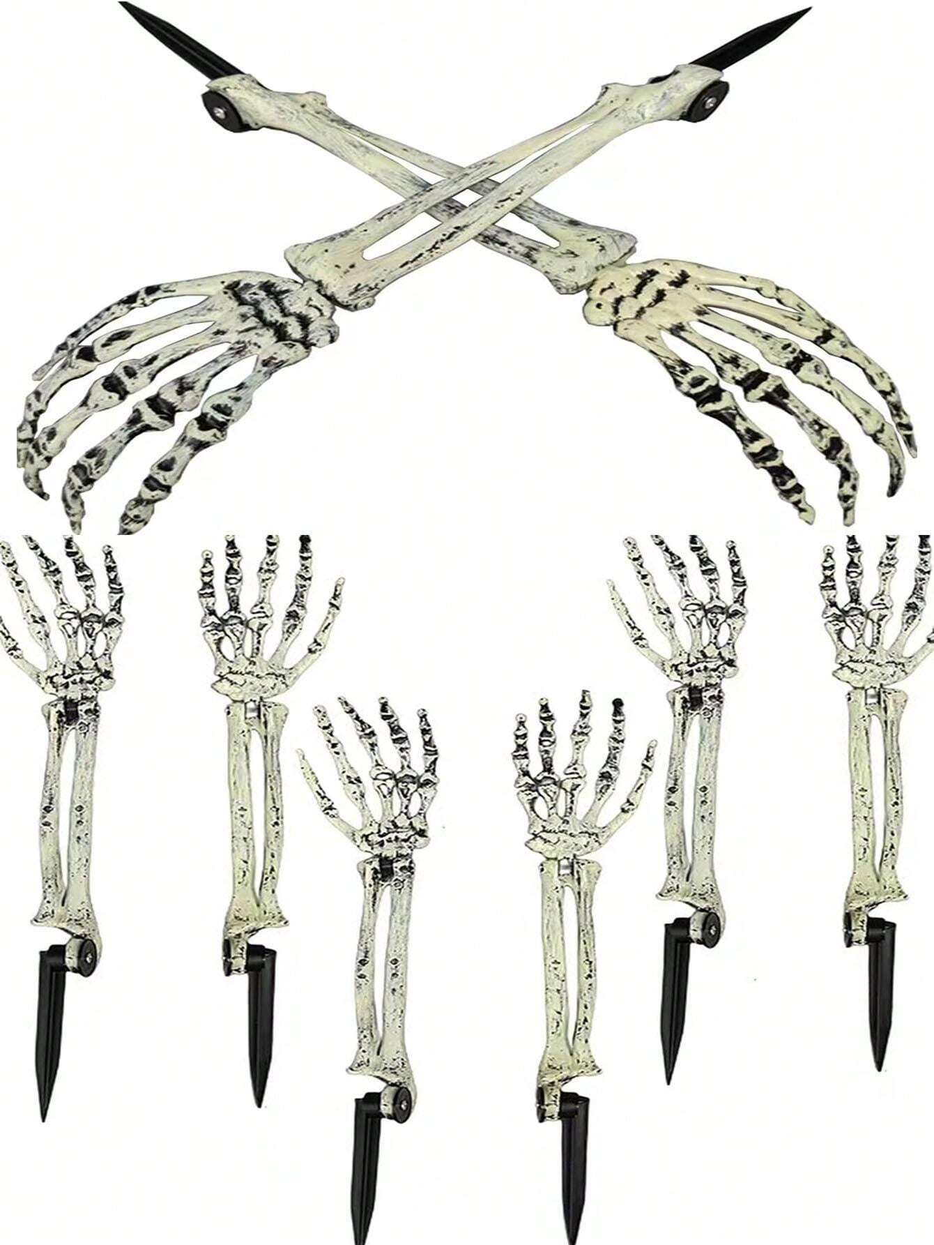 Halloween Realistic Skeleton Stakes Zombie Ghost Arm Stake Severed ...