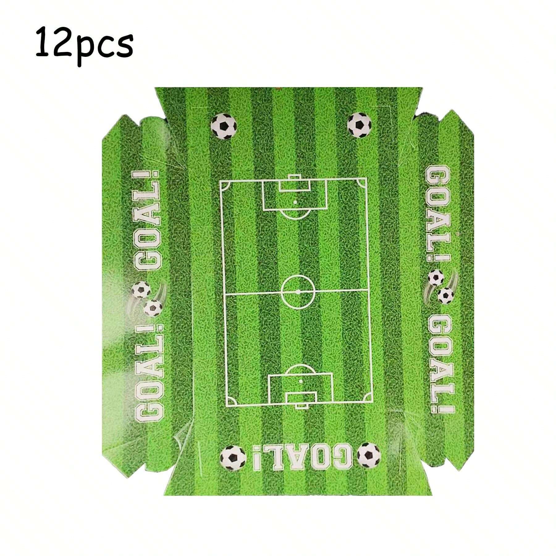 12pcs Multi-Colored American Football-Themed Snack Boxes, Ideal For ...