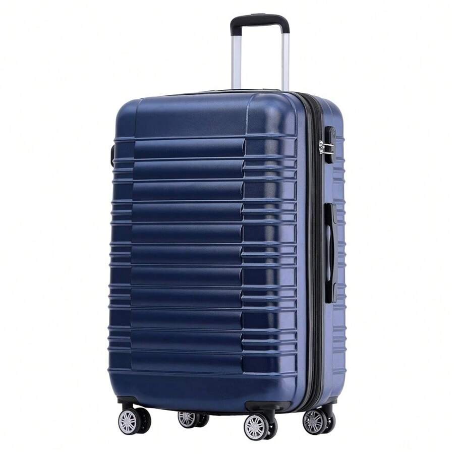 20-Inch Small Carry-On Luggage Suitcase, Expandable Lightweight ABS ...
