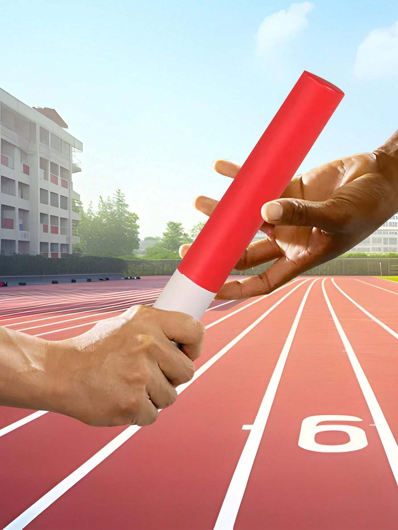 3pcs- Athletic Relay Baton, Track And Field Meet Training, Passing ...