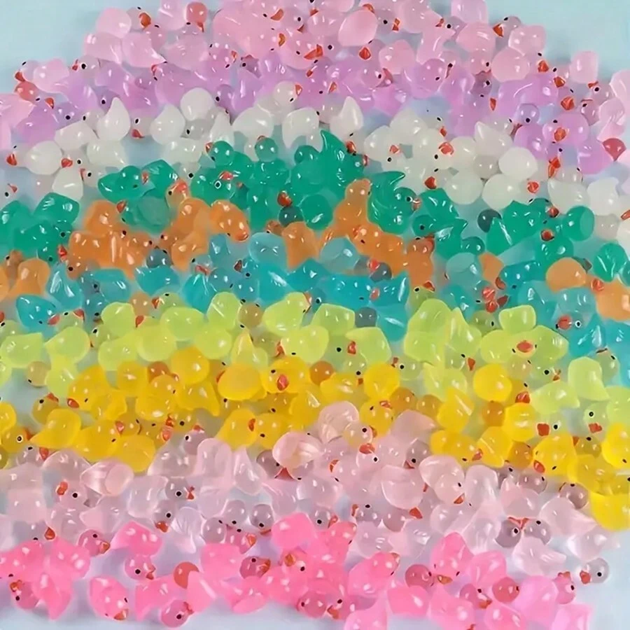 30 Pieces Mini Small Resin Ducks Small Miniature Plastic Ducks Bulk ...