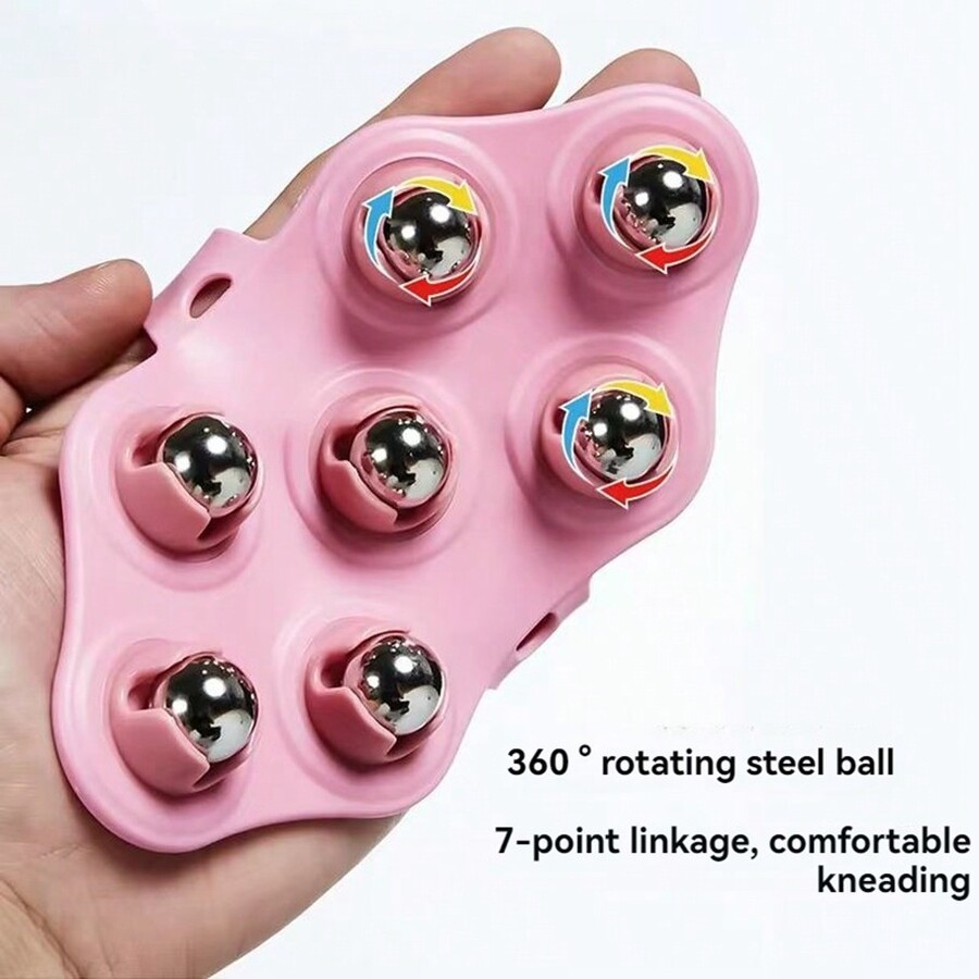 7-Ball Massager Roller For Full Body Muscle Relief, Lymphatic Drainage ...