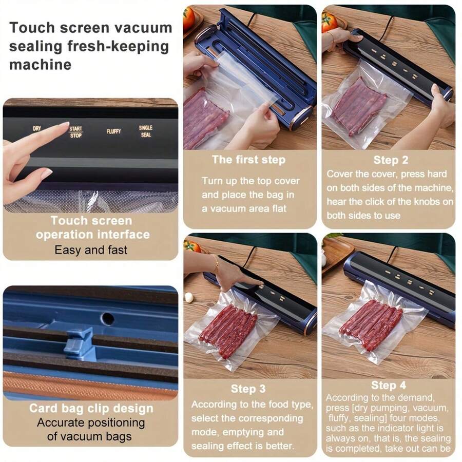 1PC - Micro - Vacuum Seal - Heat Seal - Cutting Machine - Portable ...