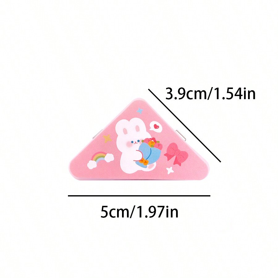 8pcs Cartoon Colorful Edge Binder Clips, Multi-Functional Triangle ...