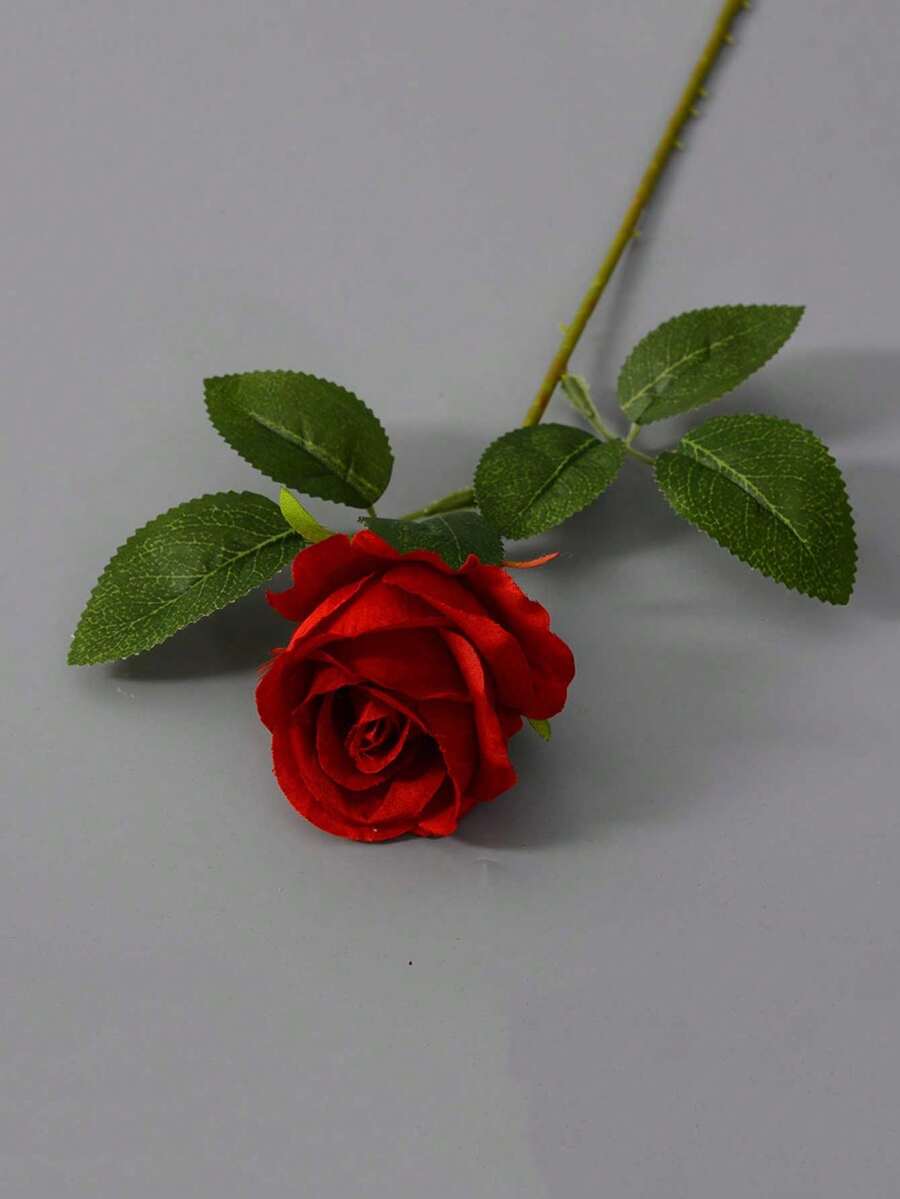 8pcs Artificial Velvet & Pearl Decor Rose Flowers, Perfect For Home ...