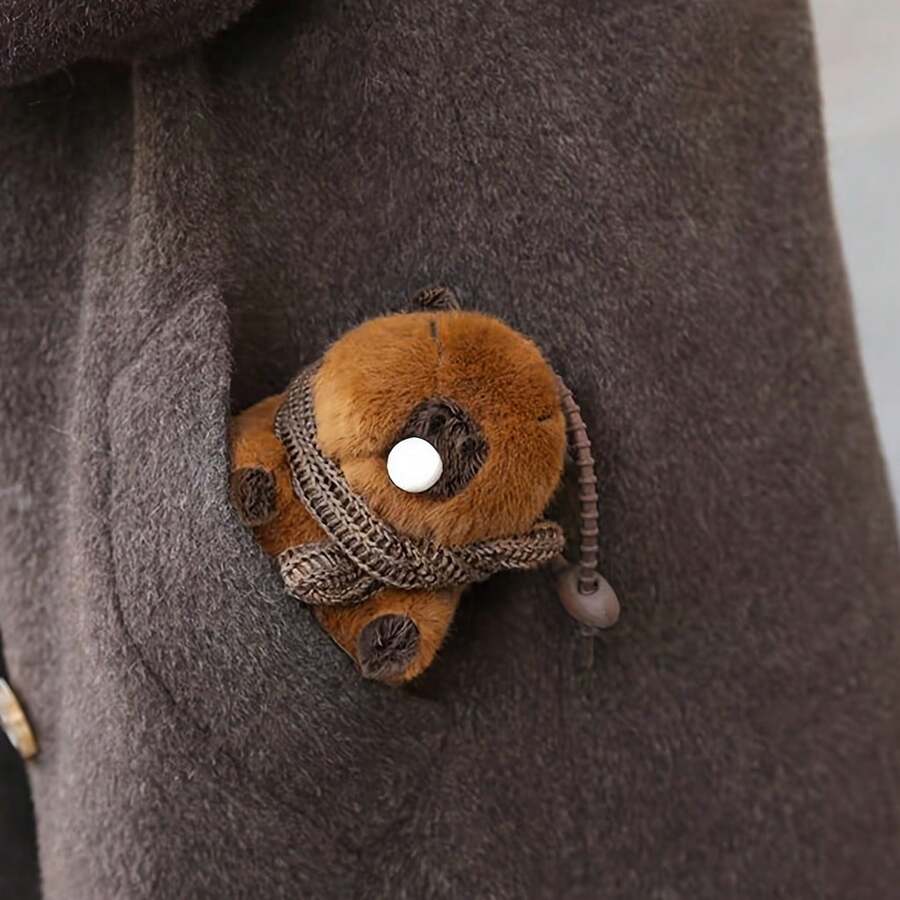 Dorable Capybara Doll Keychain Pendant - Produces Adorable Sounds And ...